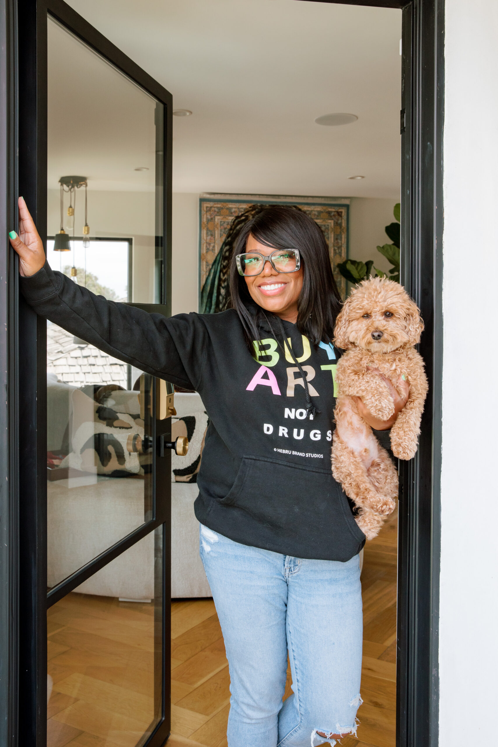 House Tours: Ayesha Selden's Art Collection - Home & Texture