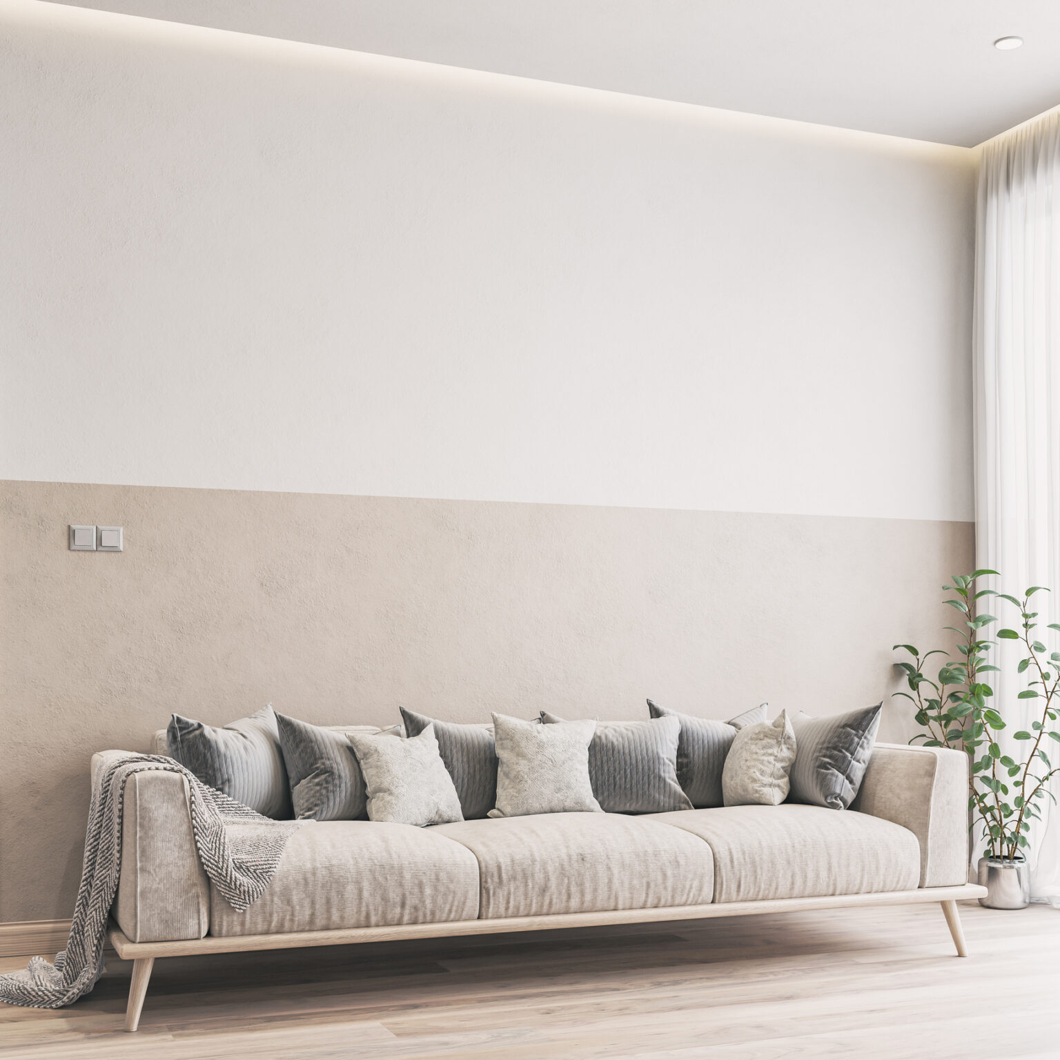 10 Ways To Make Low Ceilings Look Higher - Home & Texture