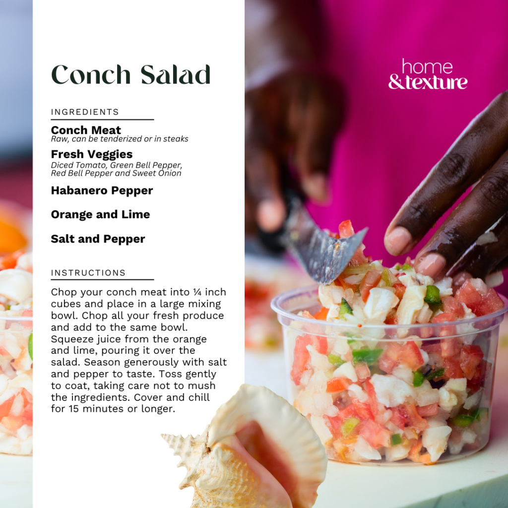 Easy Conch Salad Recipe - Home & Texture