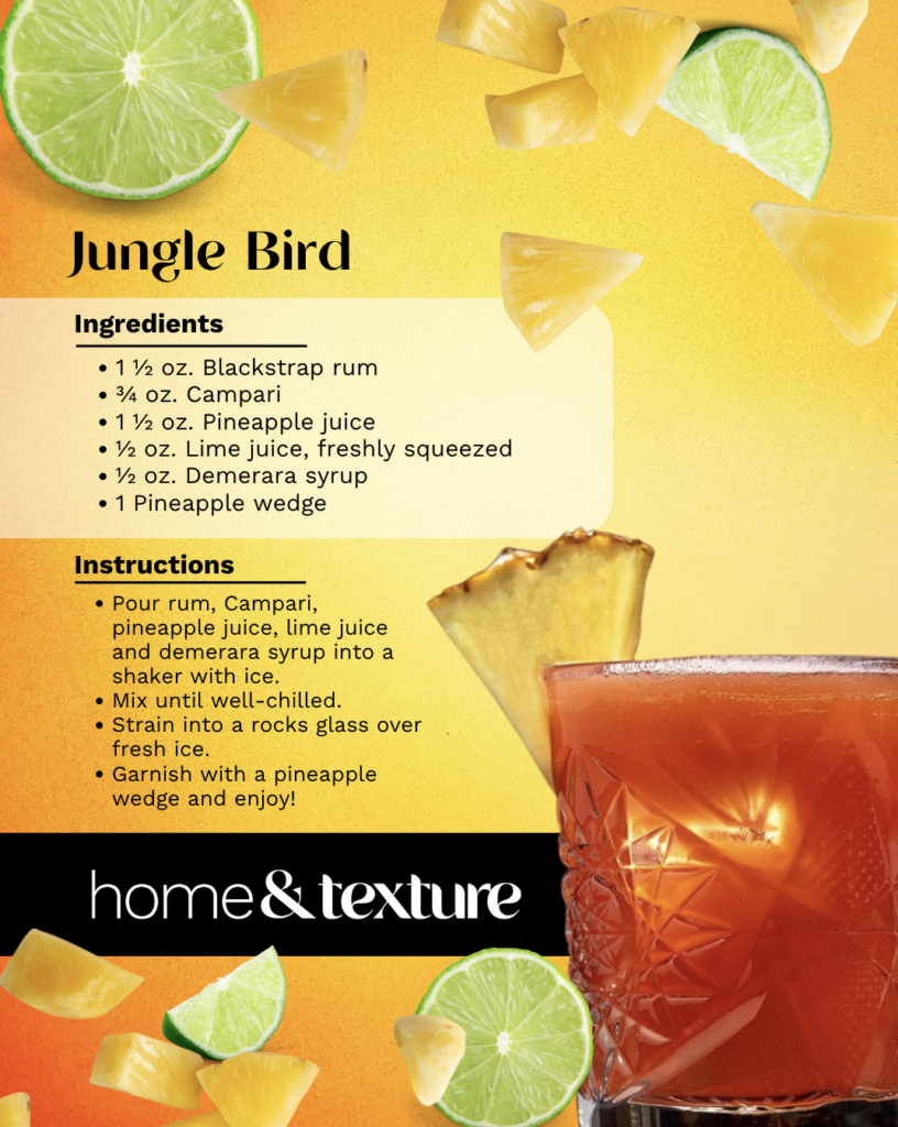 Take a Trip to Paradise With a Jungle Bird Cocktail