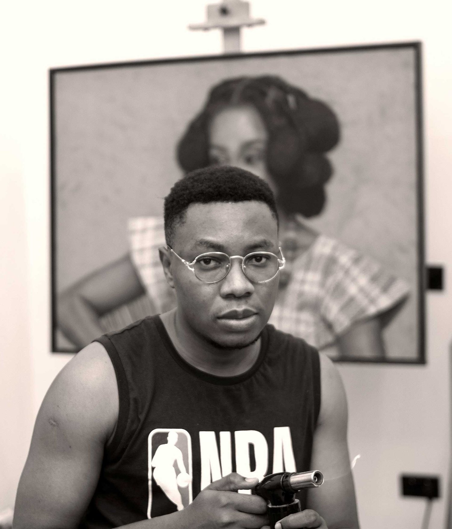 Artist Alex Peter Idoko Uses Pyrography to Ignite Creativity - Home & Texture