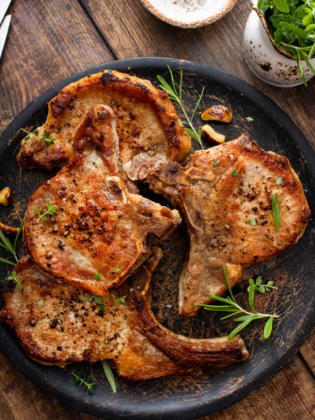 Simple and Juicy Baked Pork Chops - Home & Texture