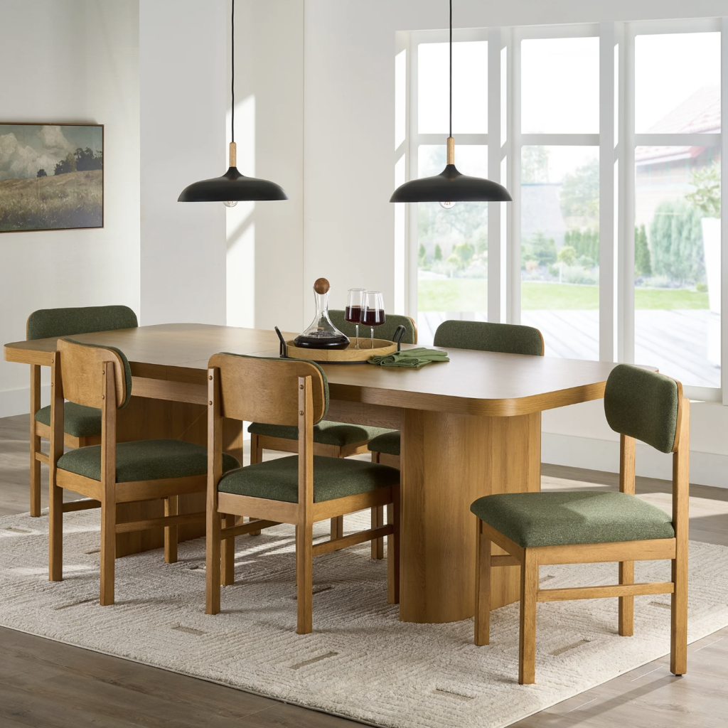 Modern Wood Dining Tables Under $500 - Home & Texture