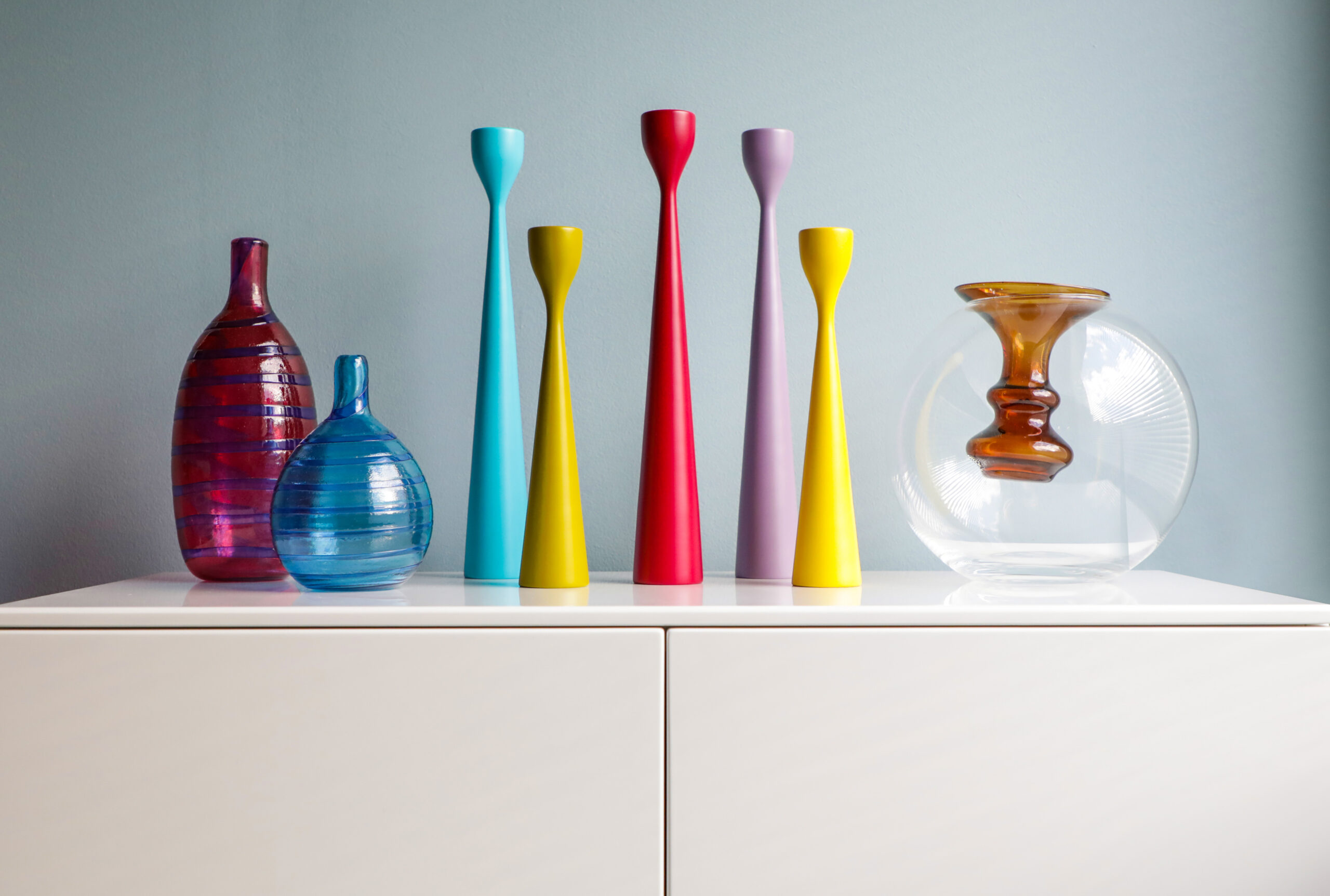 Elevate Your Space With Colorful Glass Decor - Home & Texture