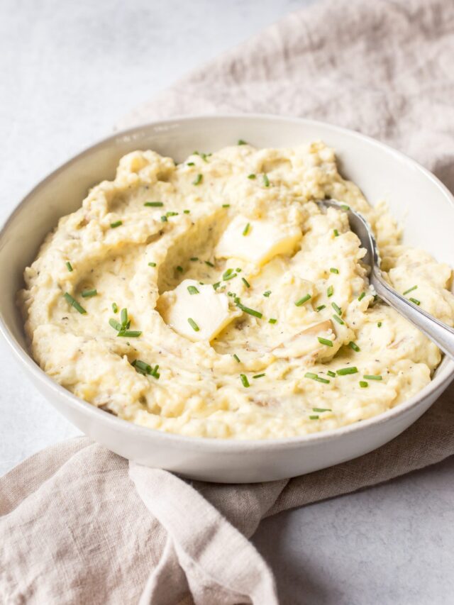 Try These Healthier Hearty Mashed Potatoes - Home & Texture