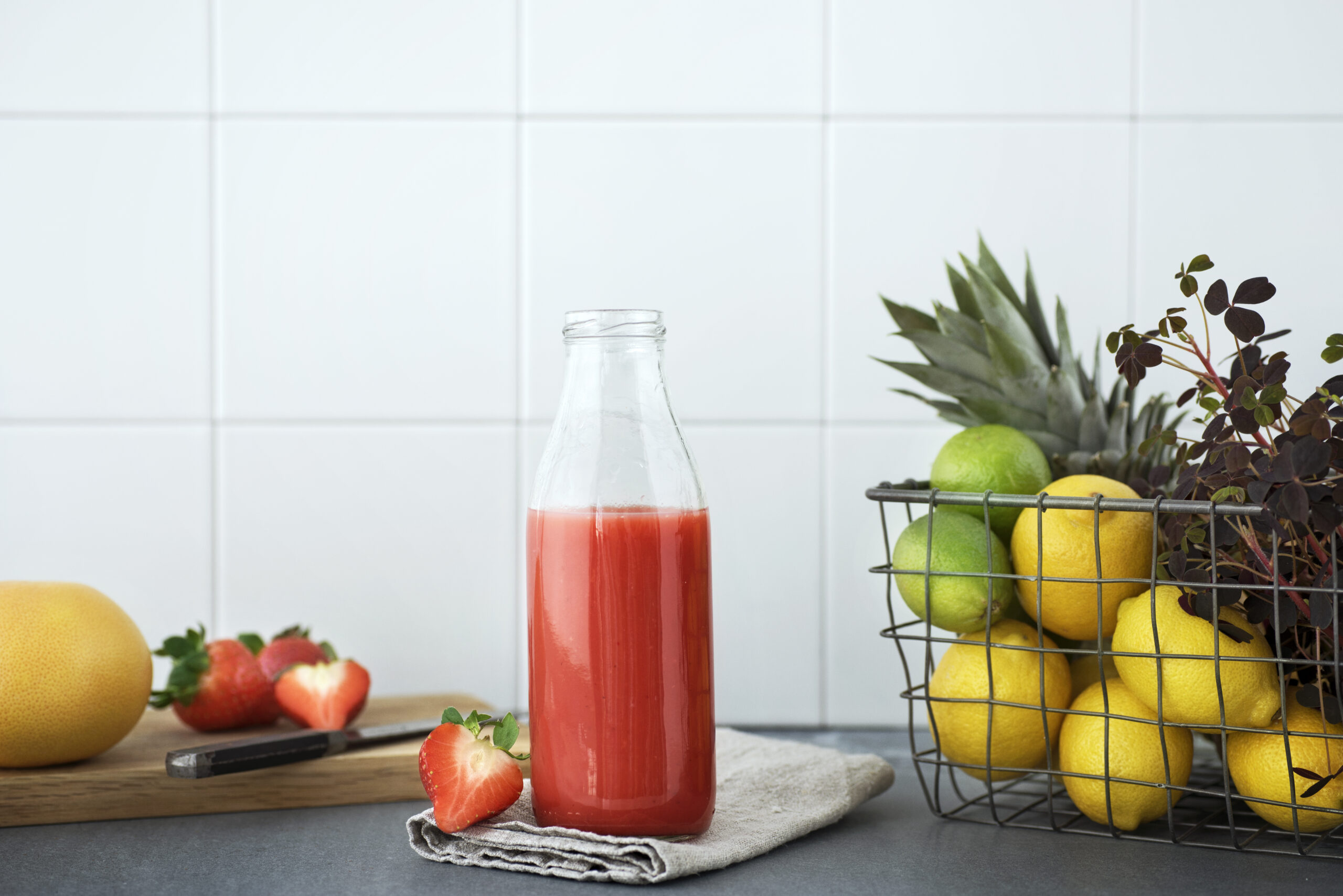 Beat the Heat with This Tropical Strawberry Pineapple Lemonade - Home ...