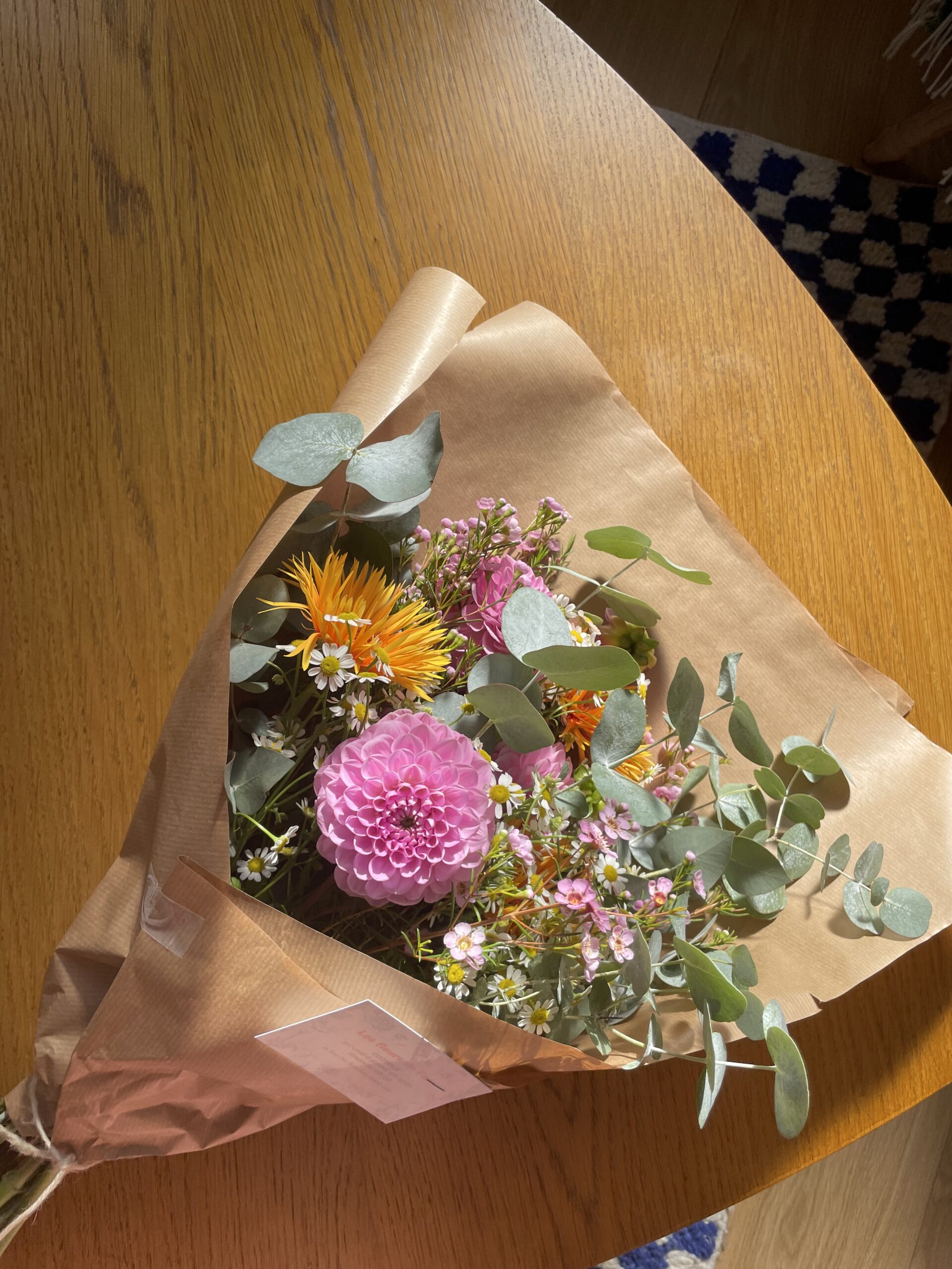 How to Turn Trader Joe's Grocery Bags Into Flower Wraps - Home & Texture